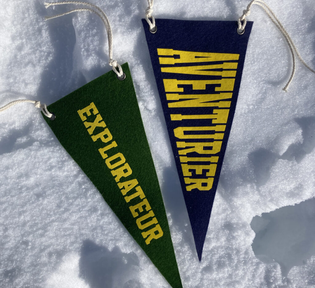 Petit Fanion "AVENTURIER" - LE FANION FRANÇAIS